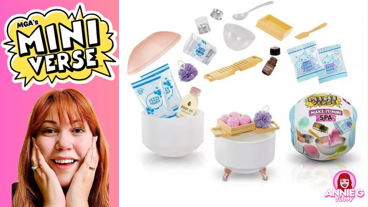 MINIVERSE MAKE IT MINI SPA UNBOXING | EASY DIY the tiniest homemade ...
