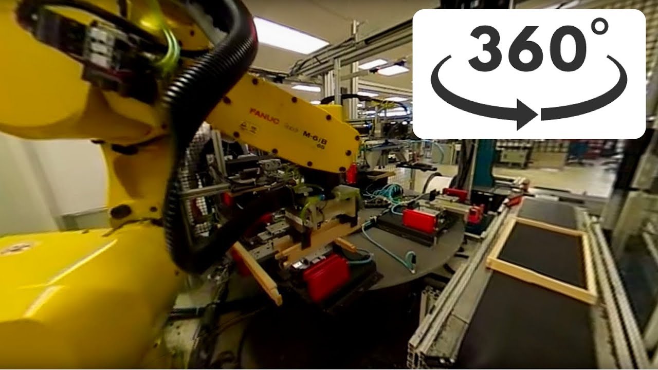 Automated Bee Frame Assembly - 360 VR - YouTube