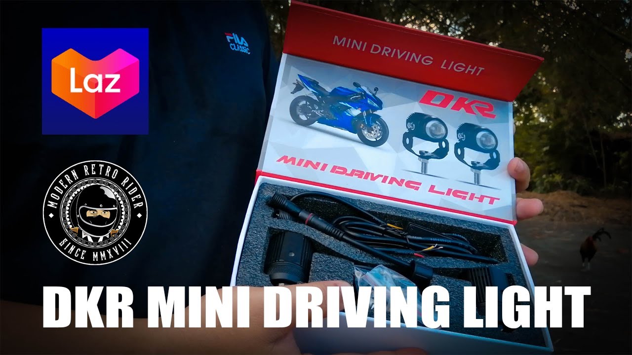 DKR Mini Driving Light Installation and Testing - YouTube