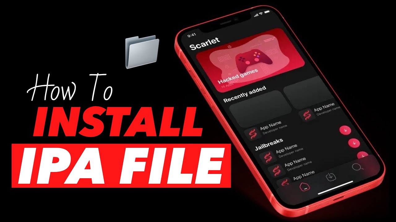 Scarlet ios | NEW Method | How To install IPA File 📁 - YouTube