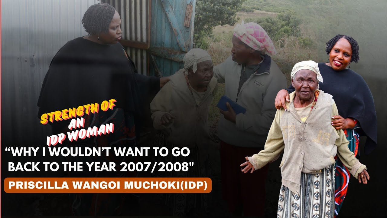 A 90YRS OLD PRISCILLA MUCHOKI WHO WAS INTERNALLY DISPLACED IN THE 2007/ ...