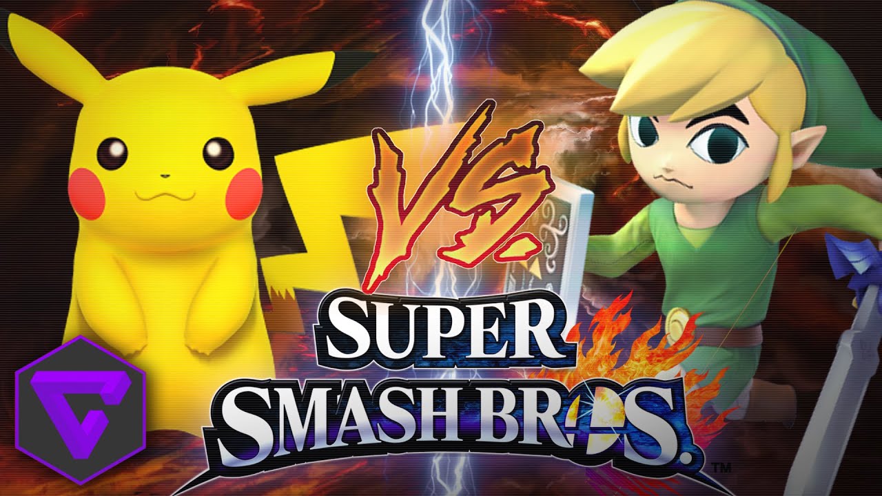SUPER SMASH BROS: PIKACHU VS TOON LINK! (3DS) - YouTube