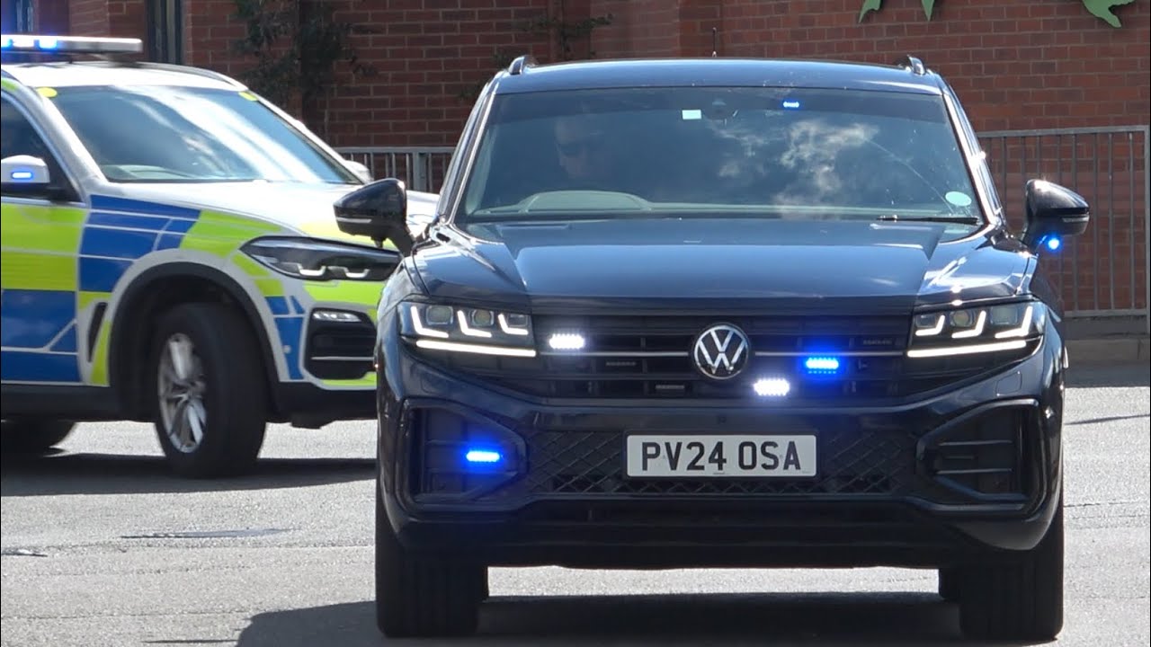 Surrey And Sussex Police Unmarked 24 Plate VW Touareg + Marked BMW X5 ...