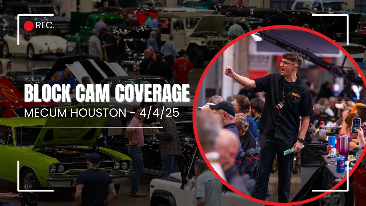 Mecum Houston Live Block Cam: Friday, April 4, 2025 - YouTube