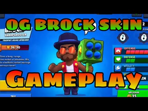 NEUER *OG BROCK SKIN*😱Gameplay! Real or fake? Brawl Stars - YouTube