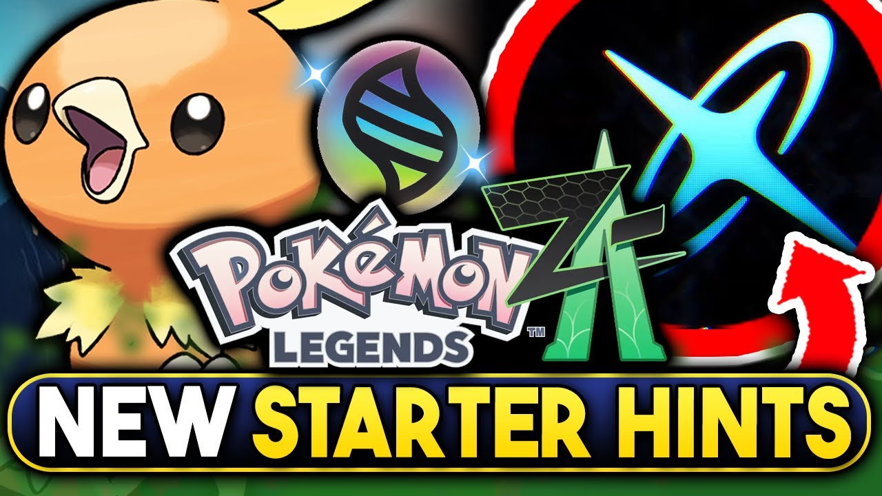NEW POKEMON LEGENDS Z-A STARTER HINTS! NEW DETAILS YOU MISSED! POKEMON ...