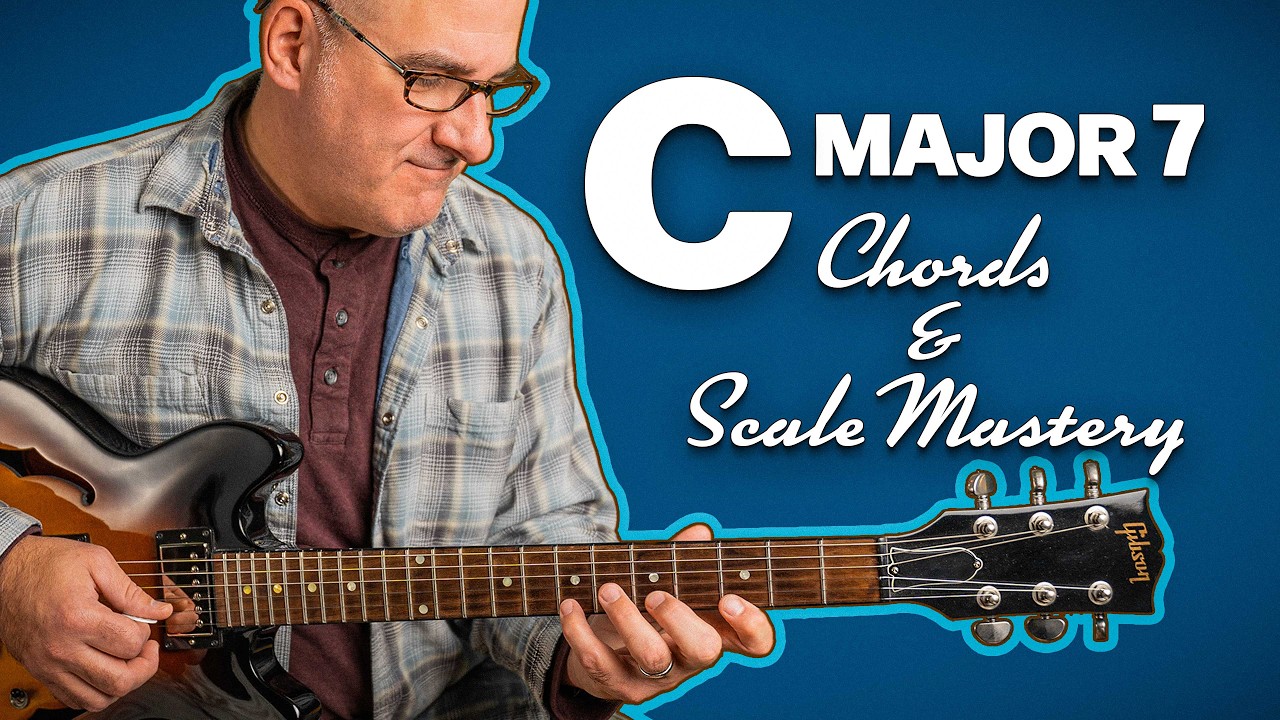 C Major 7 Guitar Lesson | Master C Major Scale & Chord Voicings on ...