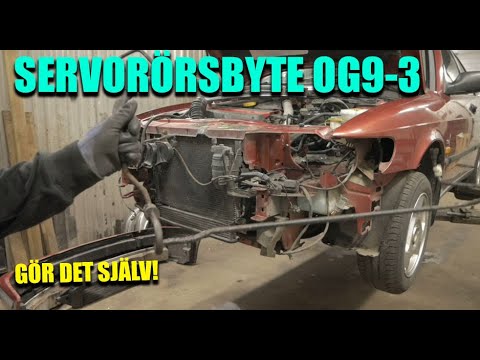 BYTA SERVORÖR PÅ SAAB OG9-3 1999 | GÖR DET SJÄLV | VLOGG #51 - YouTube