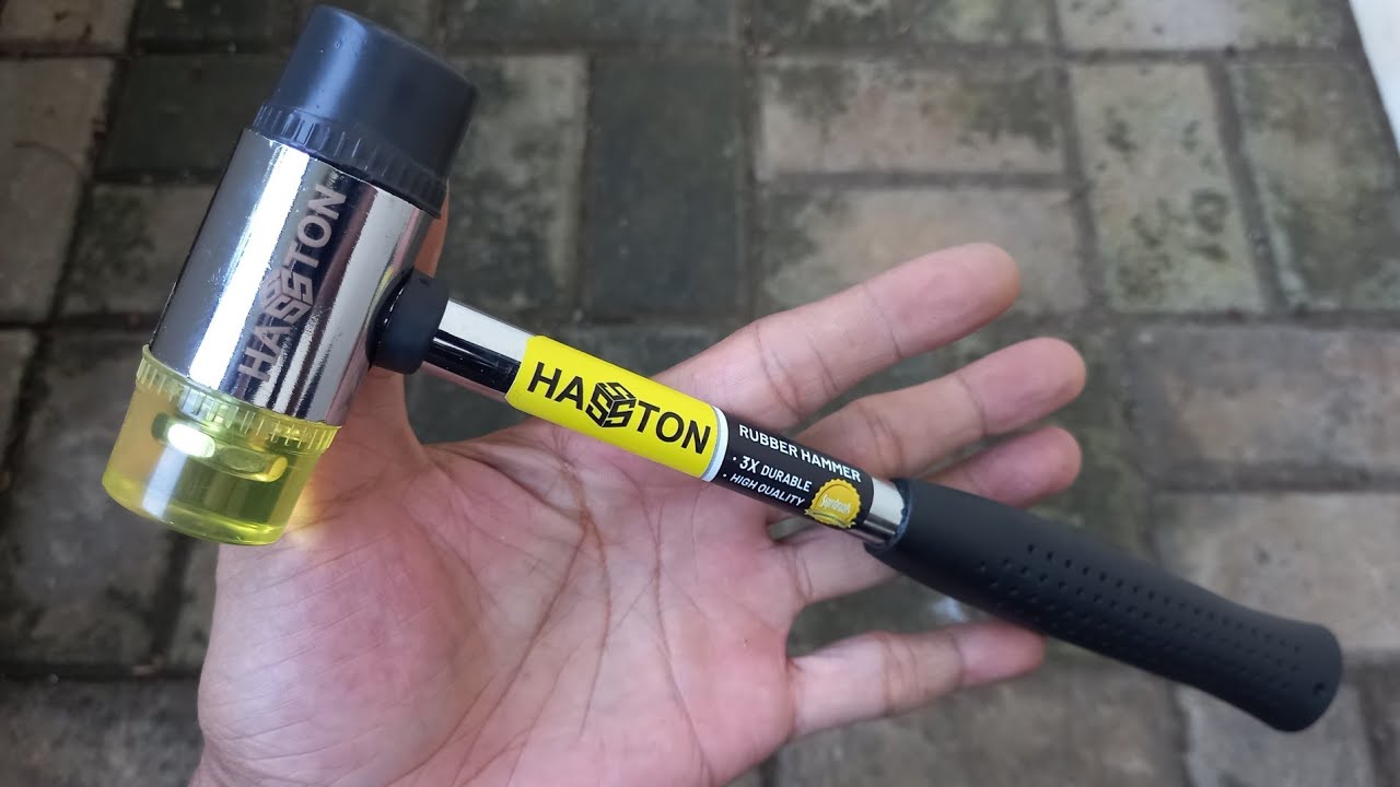 Review Palu Karet & Palu Plastik 2-in-1 HASSTON Rubber Hammer 30mm ...