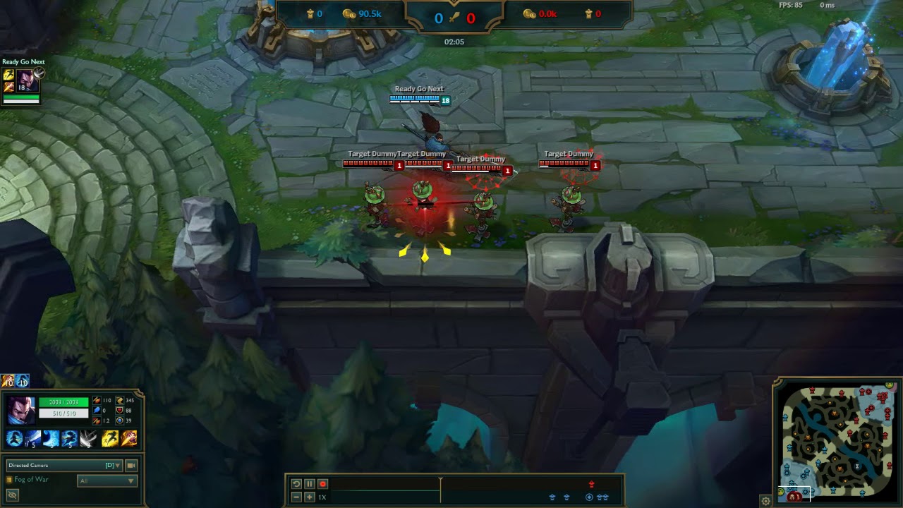 testing press the attack keystone on PBE - YouTube