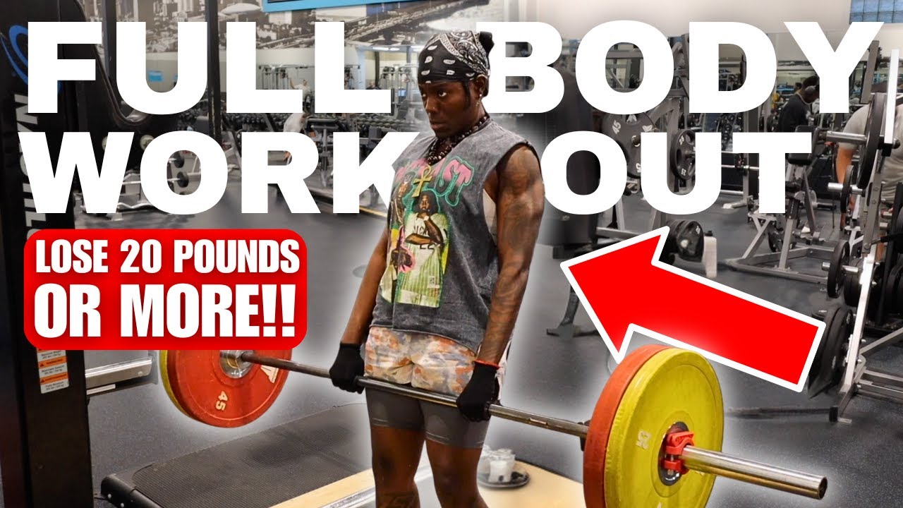 The PERFECT Full Body Gym Workout for WEIGHT LOSS (Sets and Reps ...