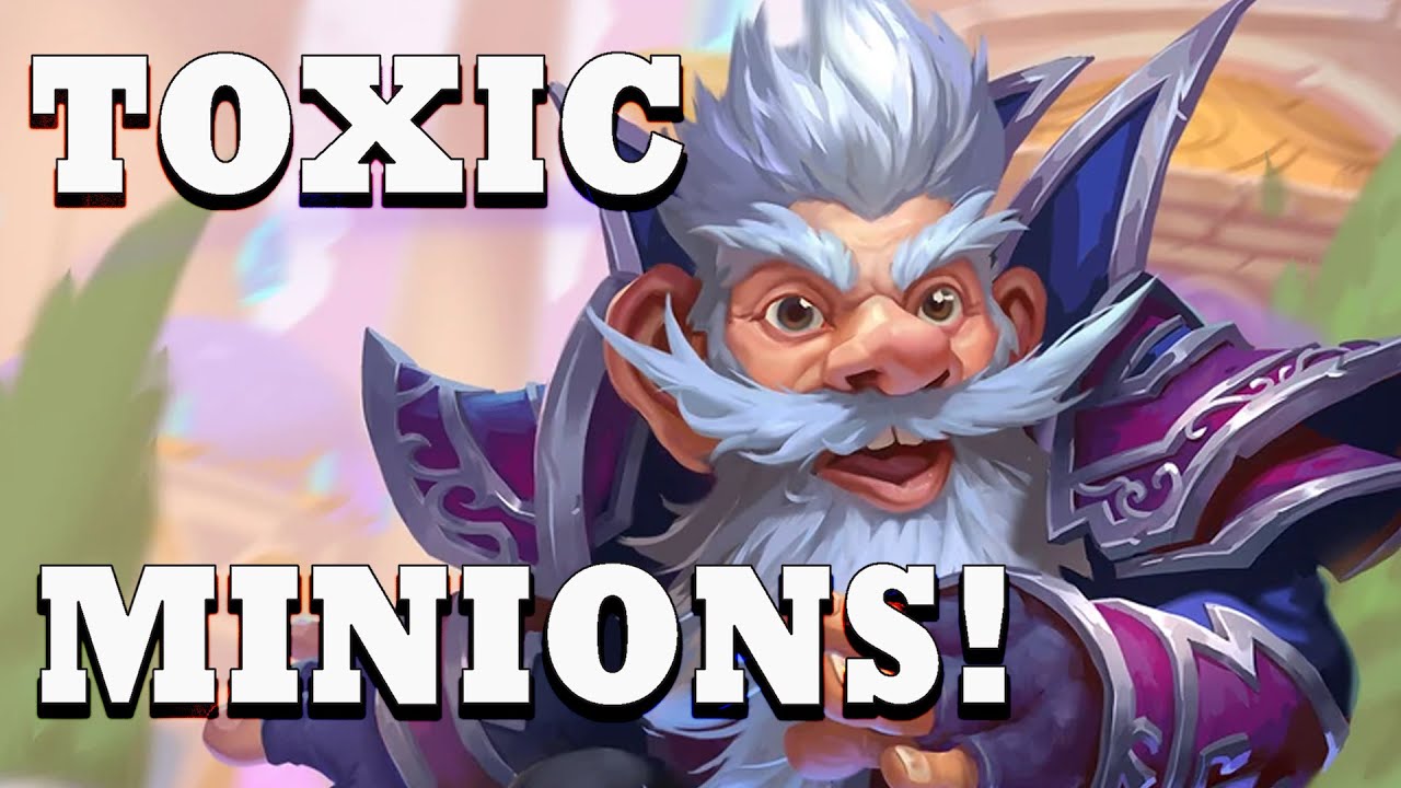 Toxic Minions! Millhouse Manastorm Hearthstone Battlegrounds Gameplay ...