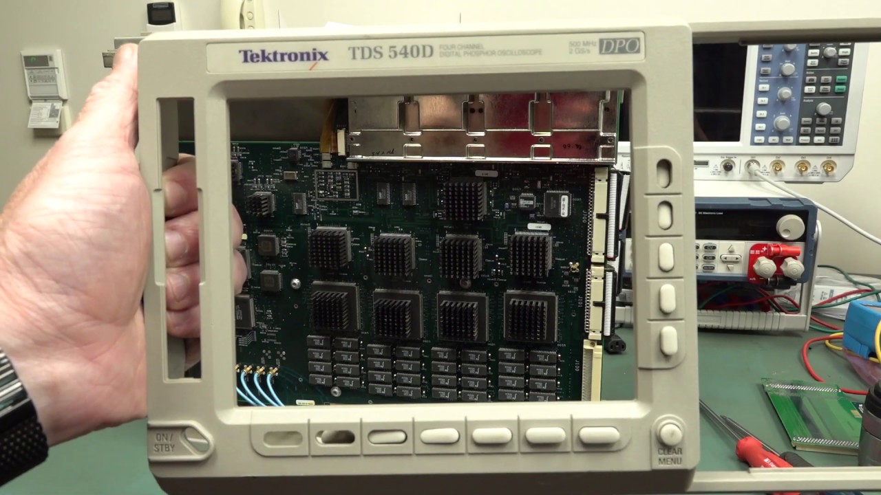 Tektronix TDS540D Repair Part 1 - YouTube