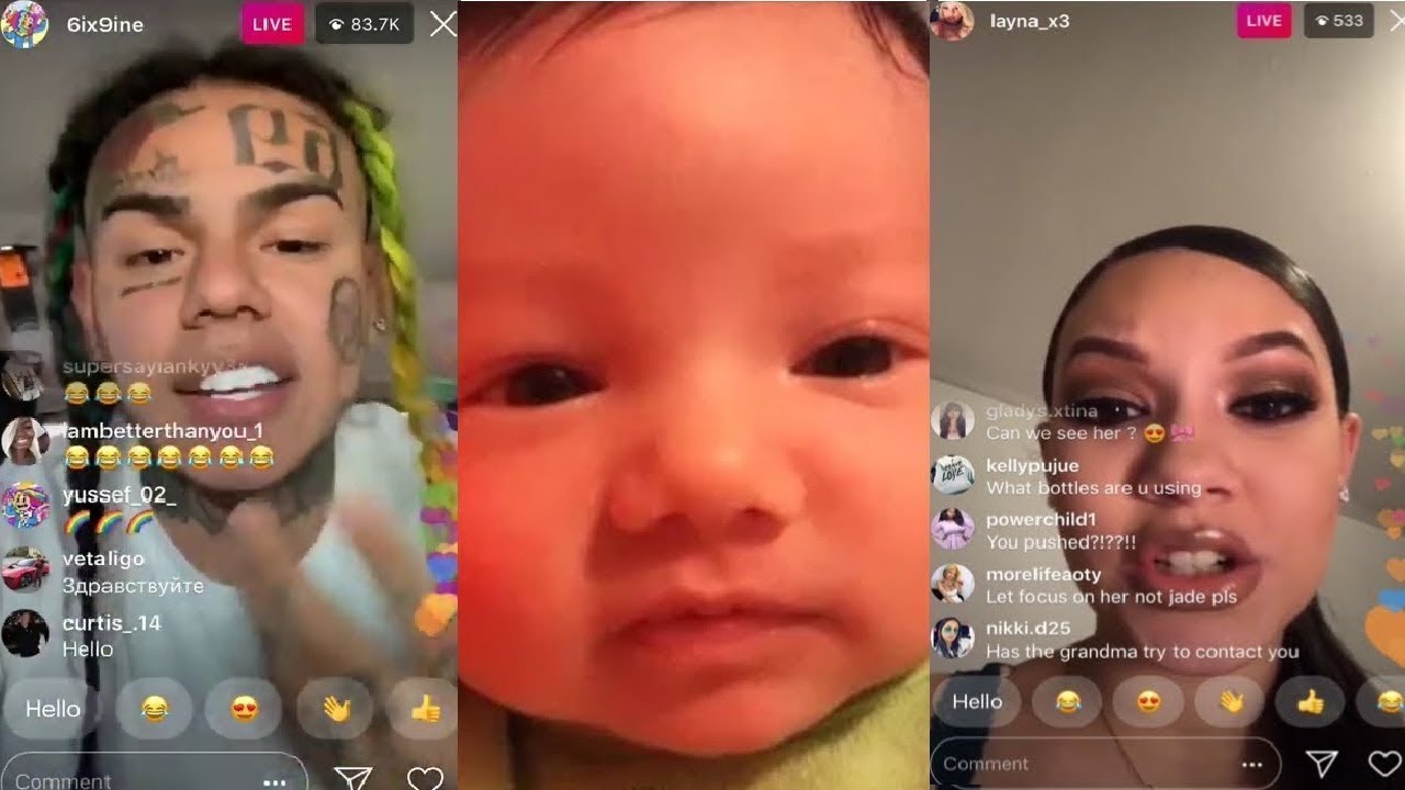 6ix9ine Baby Mama PRESS 6ix9ine To Take DNA Test For New Baby Child ...