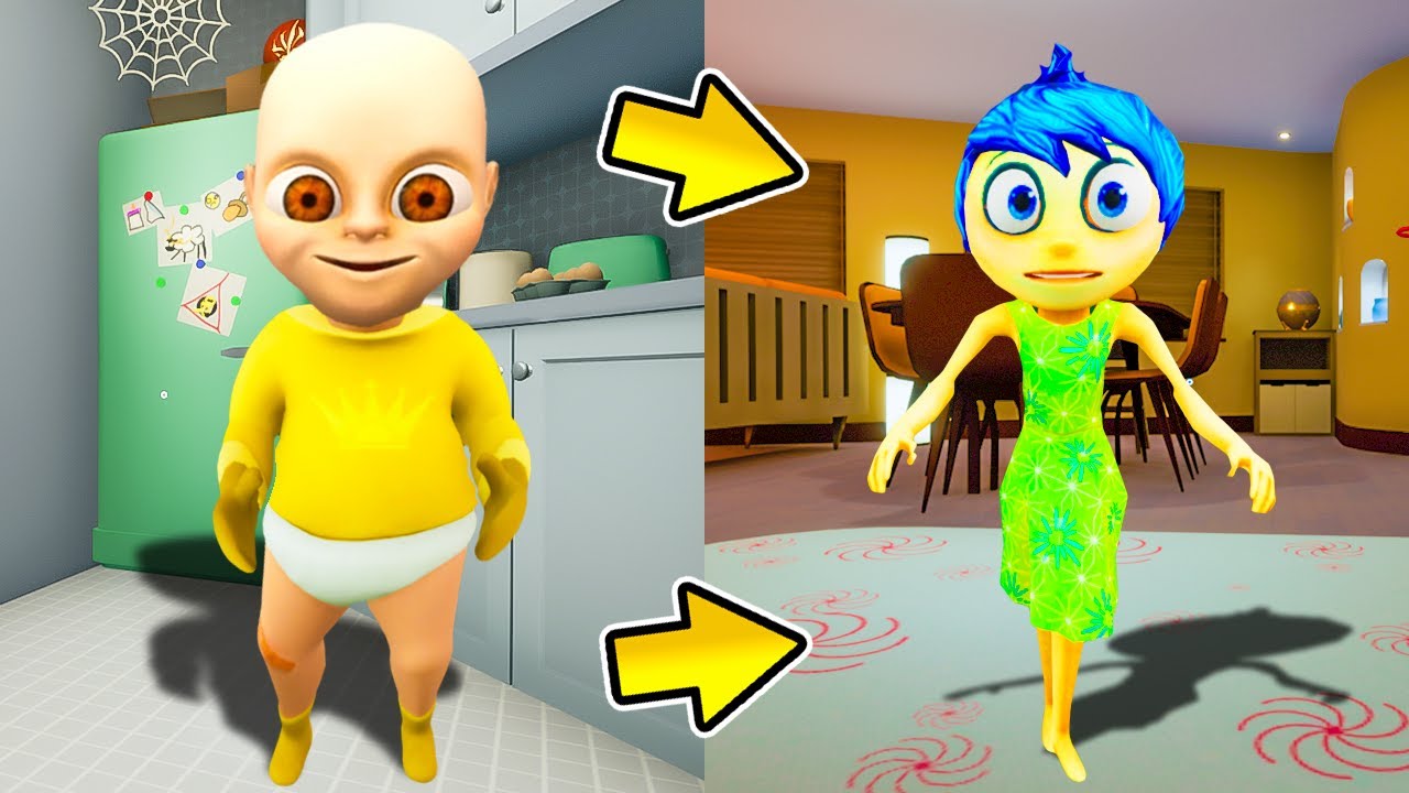 What IF We PLAY AS JOY?! Horror Game The Baby In Yellow - YouTube