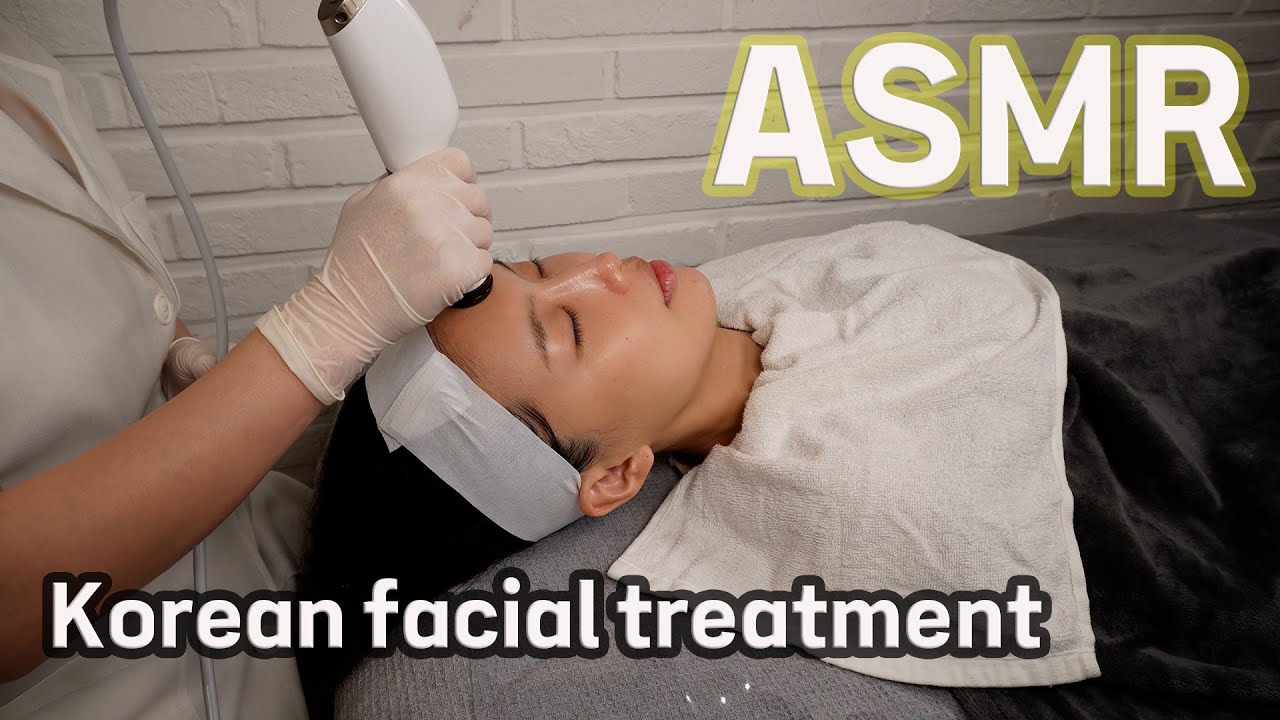 ASMR 꼼꼼하고 세심했던 피부관리 | Korean facial treatment | PLASON PLASMA CARE | No Talking - YouTube