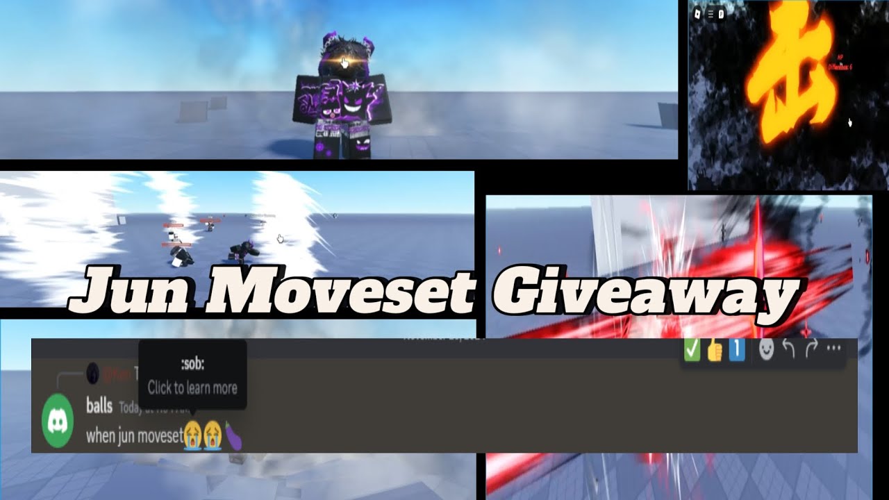 Jun Moveset roblox studio Giveaway my version - YouTube