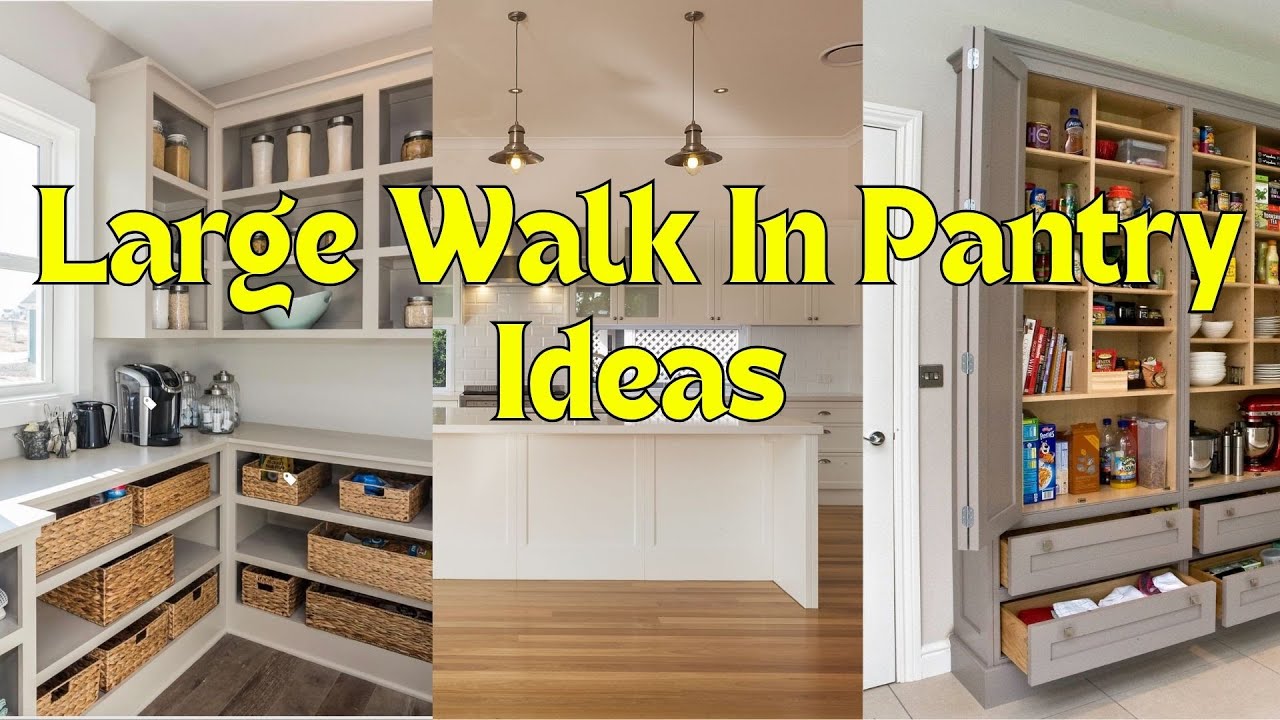 Large Walk-In Pantry Ideas For Organized And Stylish Kitchen Storage ...