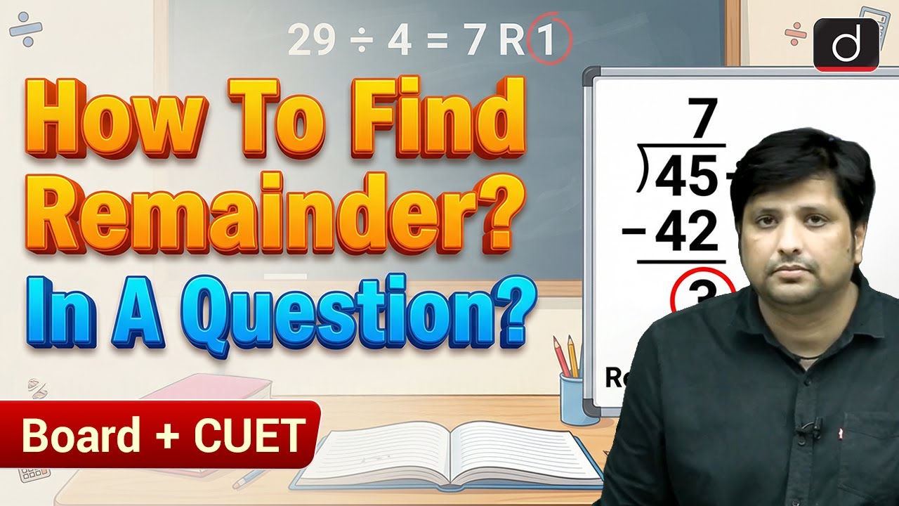 How to Find Remainder in a Question | Quantitative Aptitude | BOARD ...