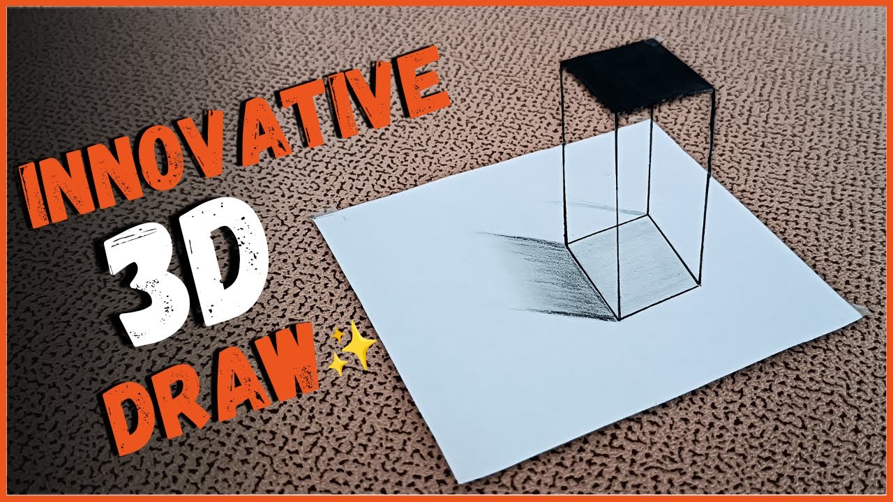innovative 3d draw:how to draw Innovative 3d drawing on paper - YouTube