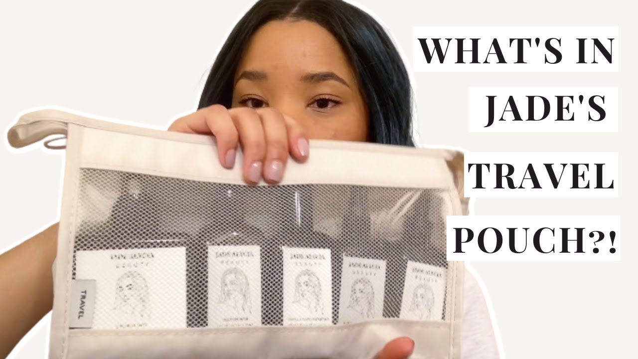 WHAT'S IN JADE'S TRAVEL POUCH!? - YouTube