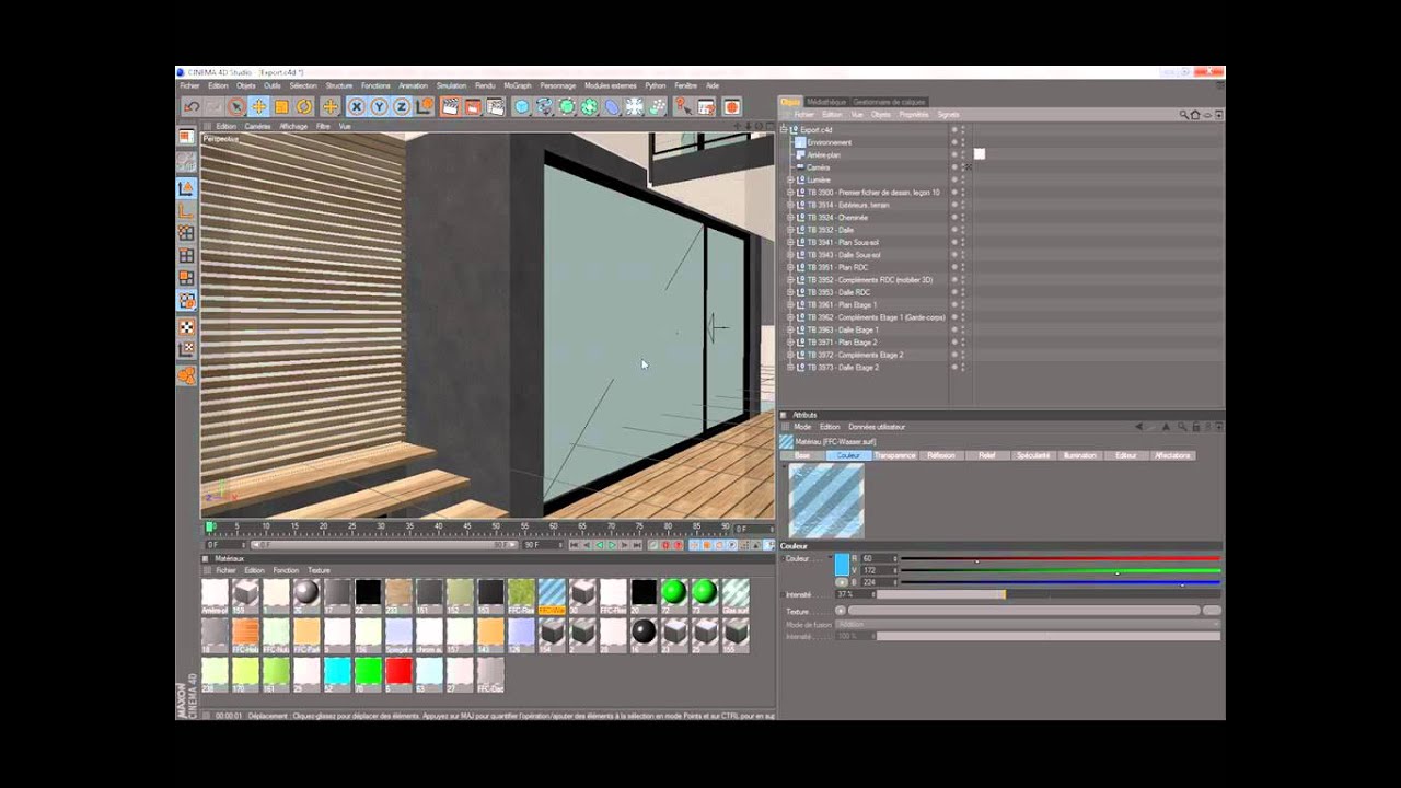 C4D R13 - Allplan 2012 - 2 - YouTube