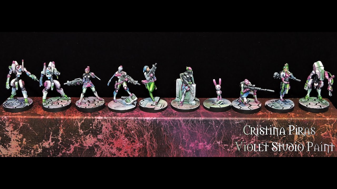 How I Painted "ALEPH" Infinity the Game (Photo Tutorial) - YouTube