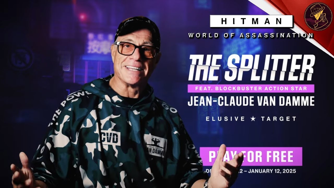 HITMAN News | Jean-Claude Van Damme Becomes Latest Elusive Target ...