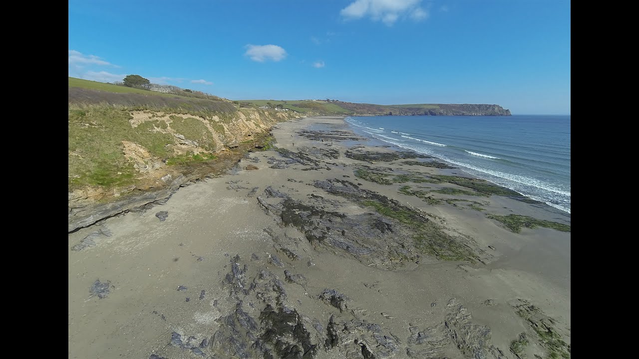 Pendower Beach Cornwall UK - YouTube