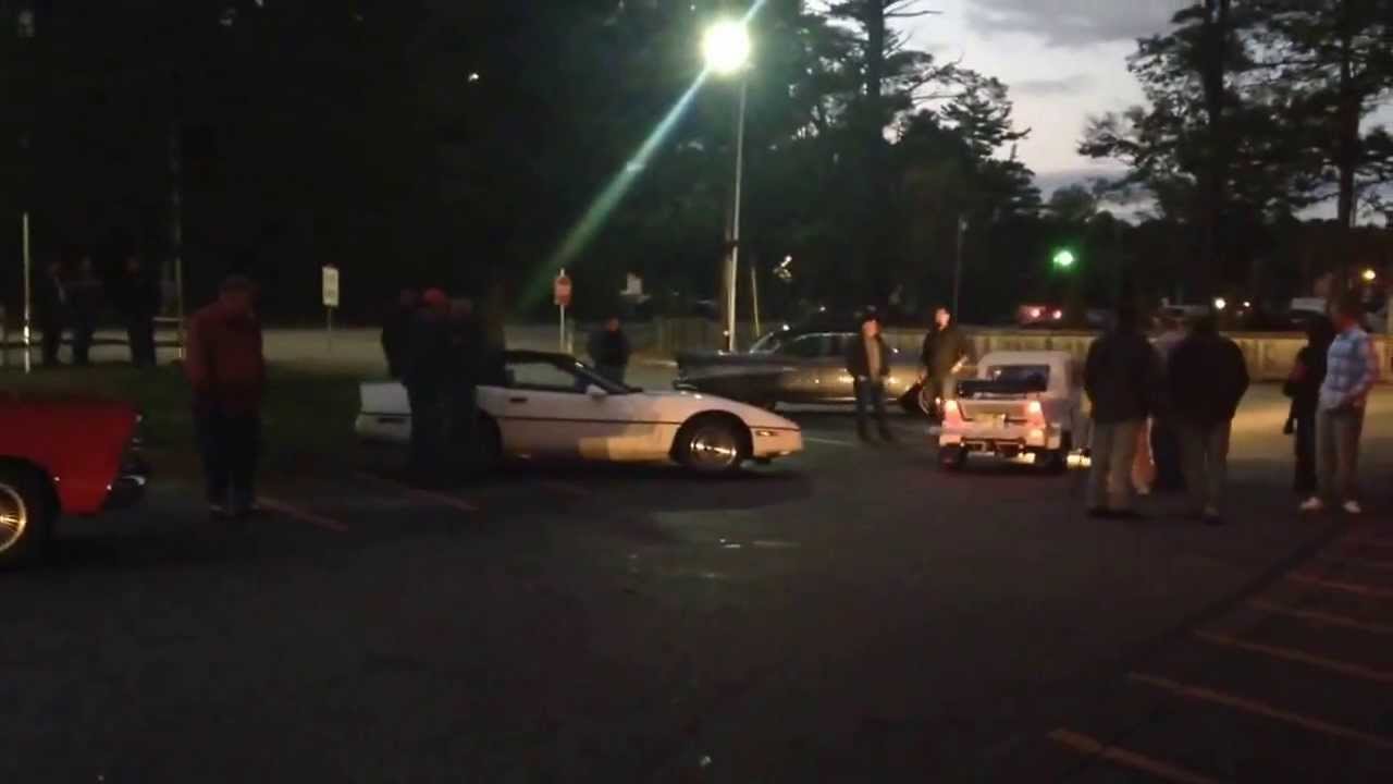 Midget car with VW pea shooter exhaust - YouTube