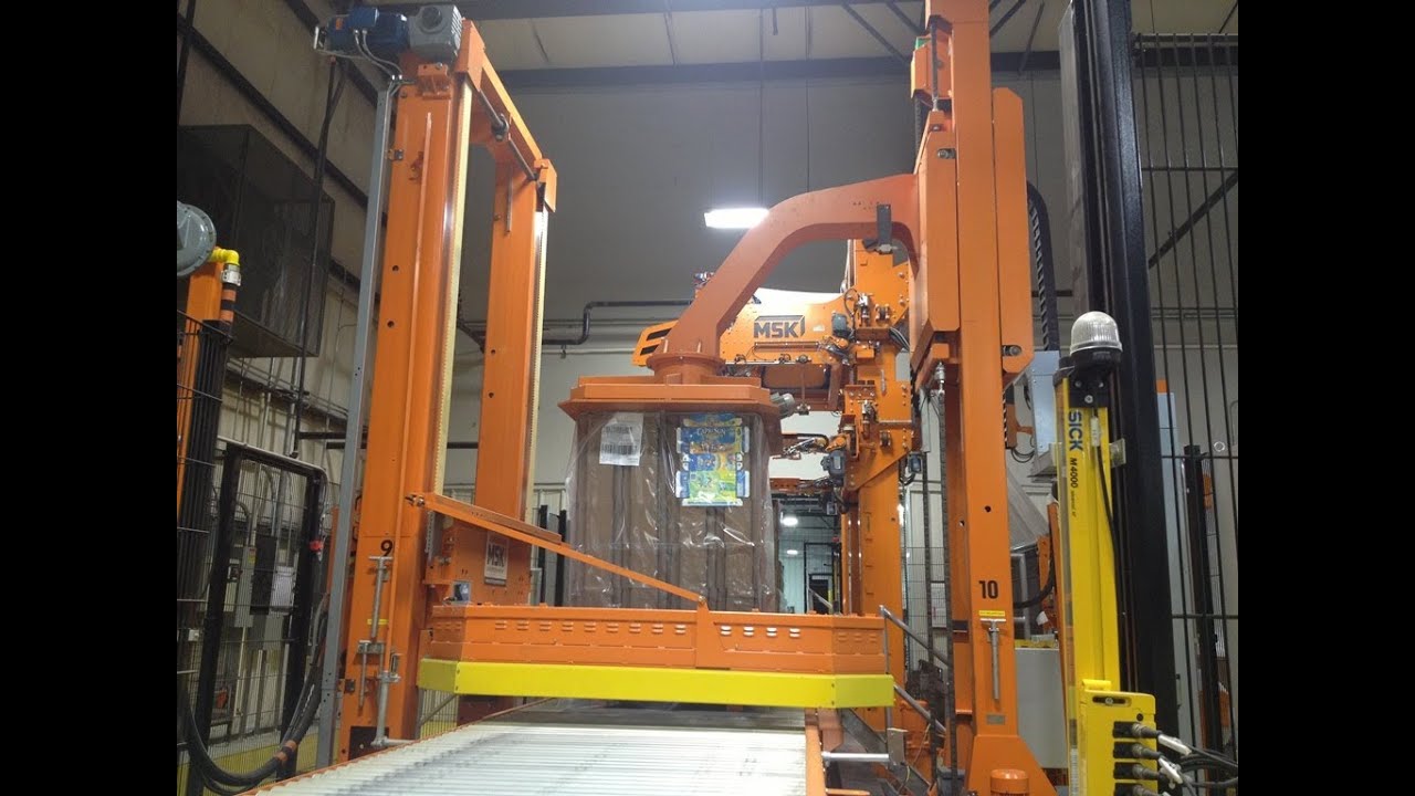 Cardboard box bagger / shrink hooder - MSK Covertech - YouTube