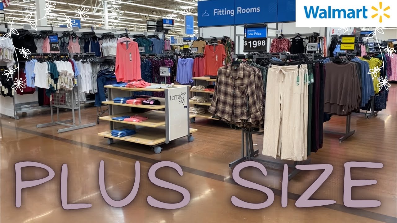 😍SHOPPING THE ENTIRE PLUS SIZE SECTION AT WALMART‼️WALMART SHOP WITH ME ...