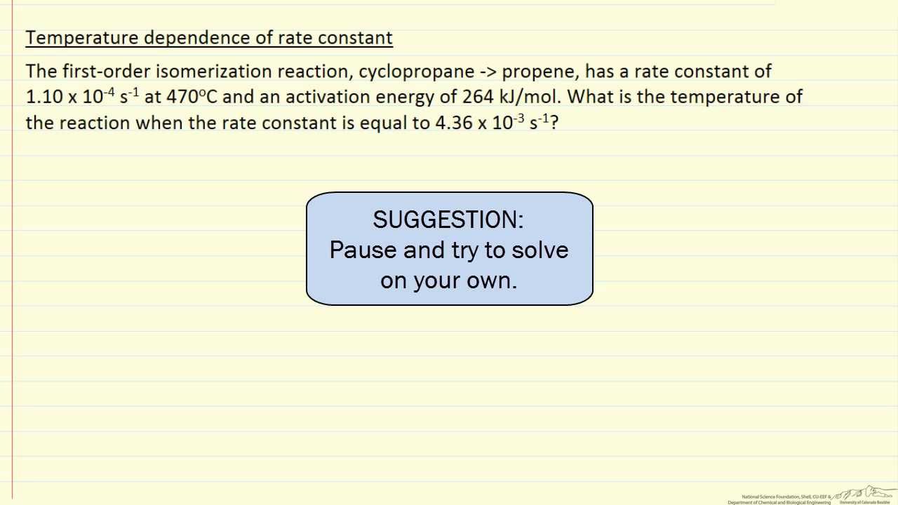 Temperature Dependence Of Rate Constant Example YouTube temperature-dependence-of-rate-constant-example-youtube
