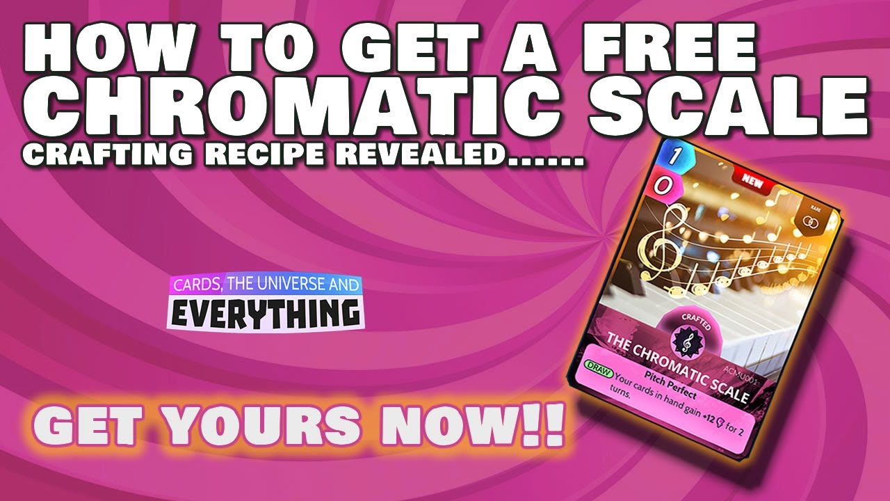 How to craft The Chromatic Scale card. Cards Universe and Everything ...