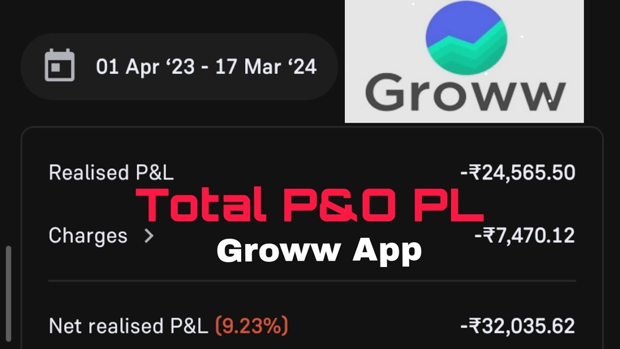 Groww App Mein Profit Loss Kaise Check Kare || How to check profit loss ...