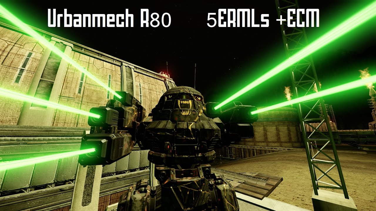 Urbanmech R80 Build Review - Sneaky 5ER Medium Lasers - Mechwarrior ...