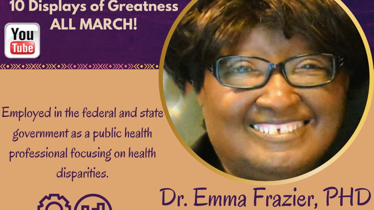 BLAKWomen History Month 2025: Emma Frazier the Scientist that continues ...