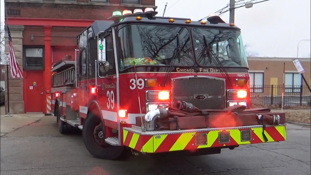 Chicago Fire Department Engine 39 Responding - YouTube