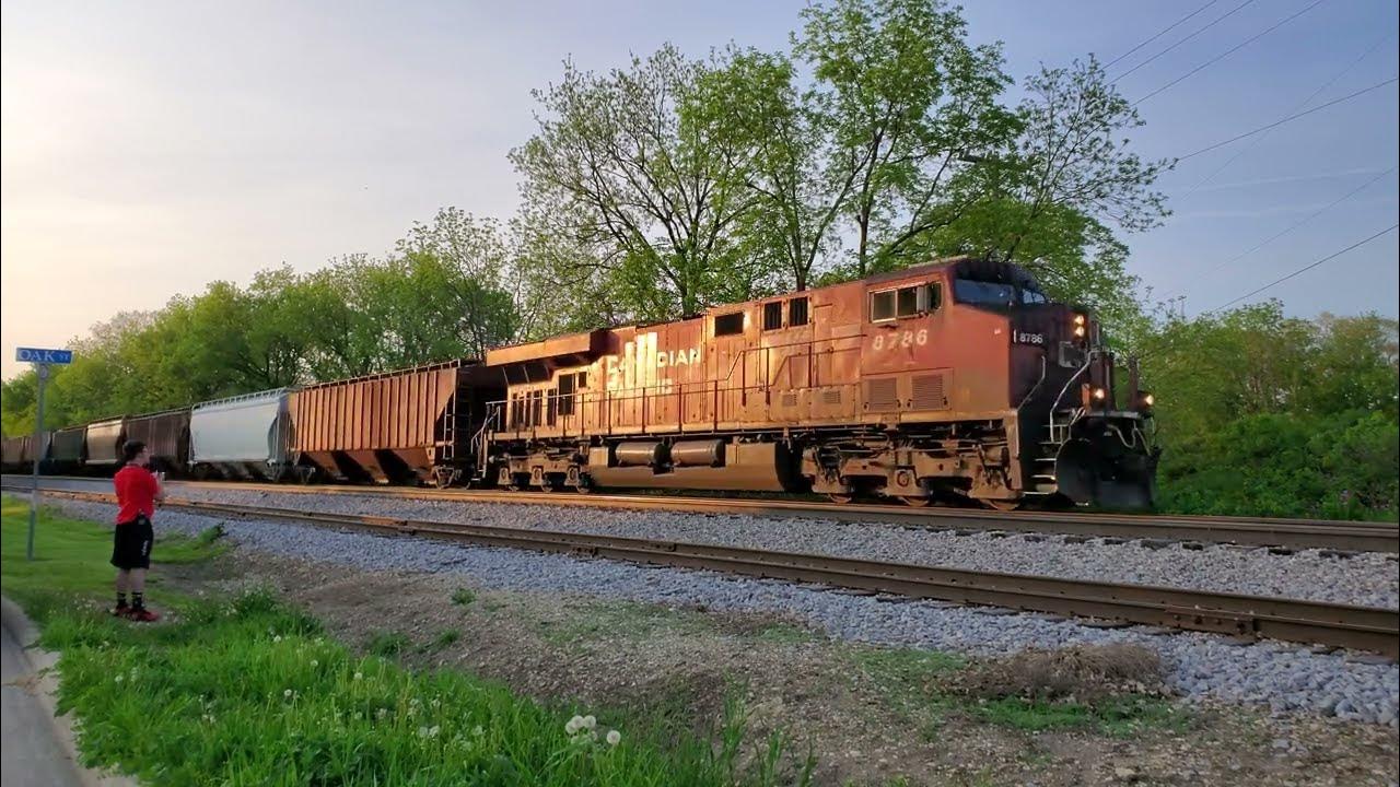 5/21/23 CPEB CP 8786, CP 8133 rear DPU - YouTube