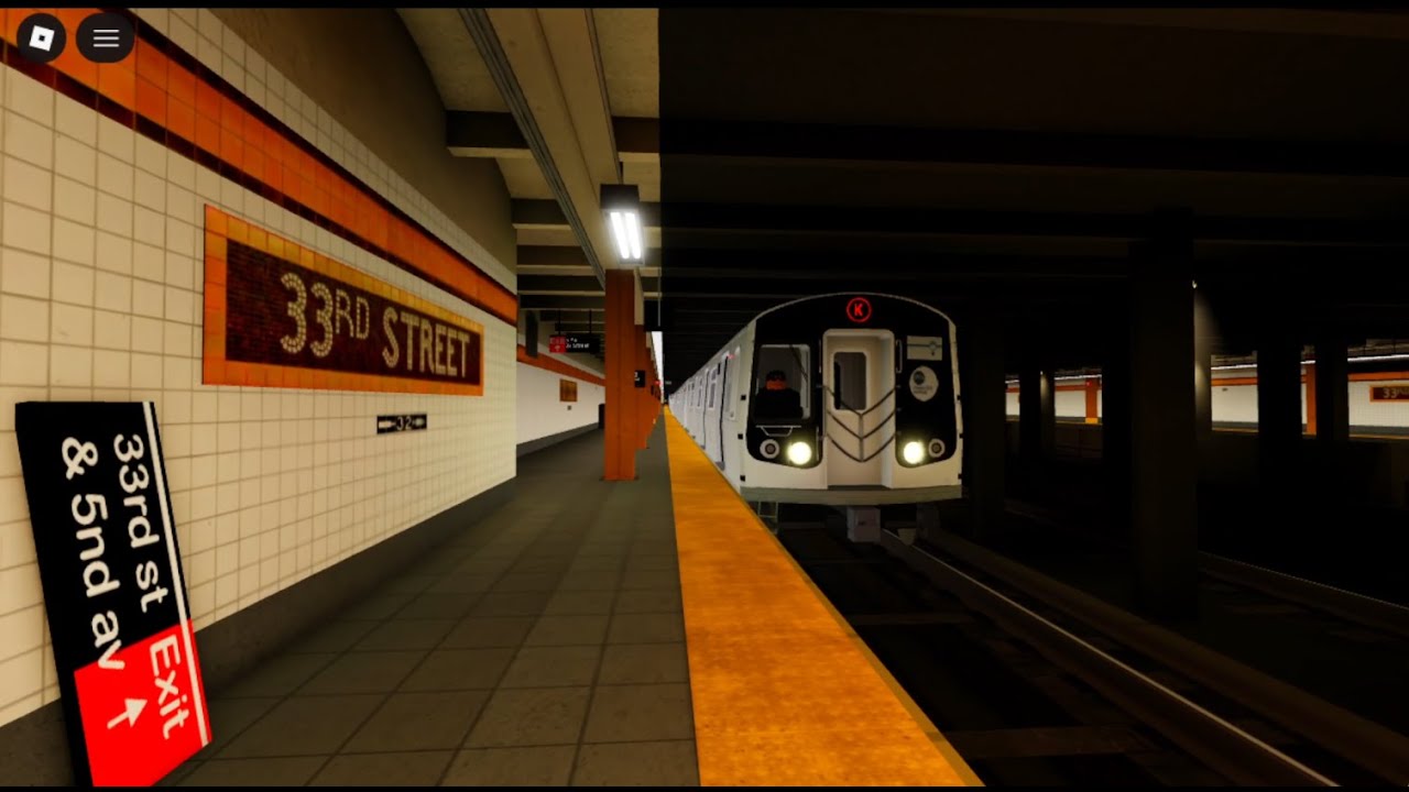 Roblox PTA 5th Avenue Lines R179 K Train From Halson Terminal To Union ...