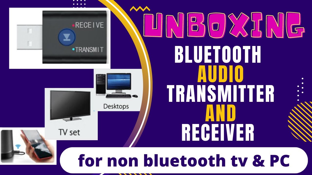 unboxing of usb bluetooth music transmitter and receiver,2-In-1 USB ...