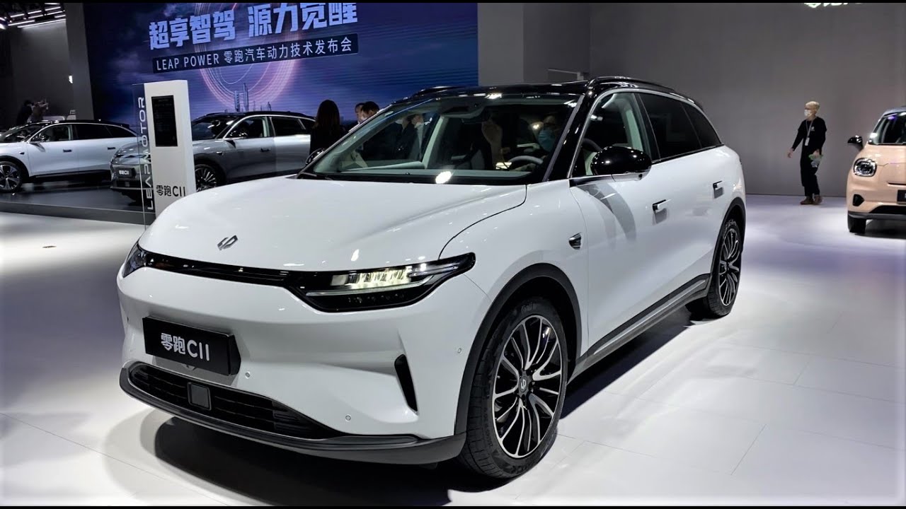 2021 LEAPMOTOR C11 EV Walkaround—2021 Guangzhou Motor Show—2021款零跑C11 ...