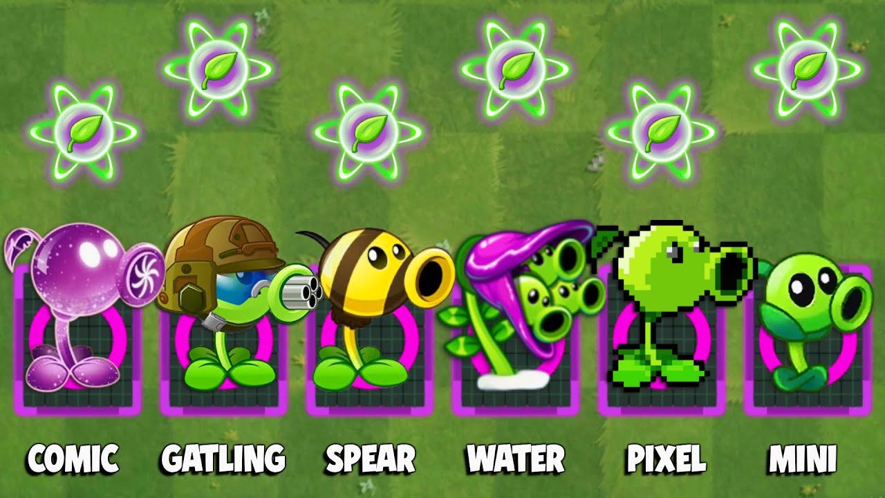 PvZ2 - All PEA Plants (Old, New & Mod) at Level 1 Battlez – Which One ...