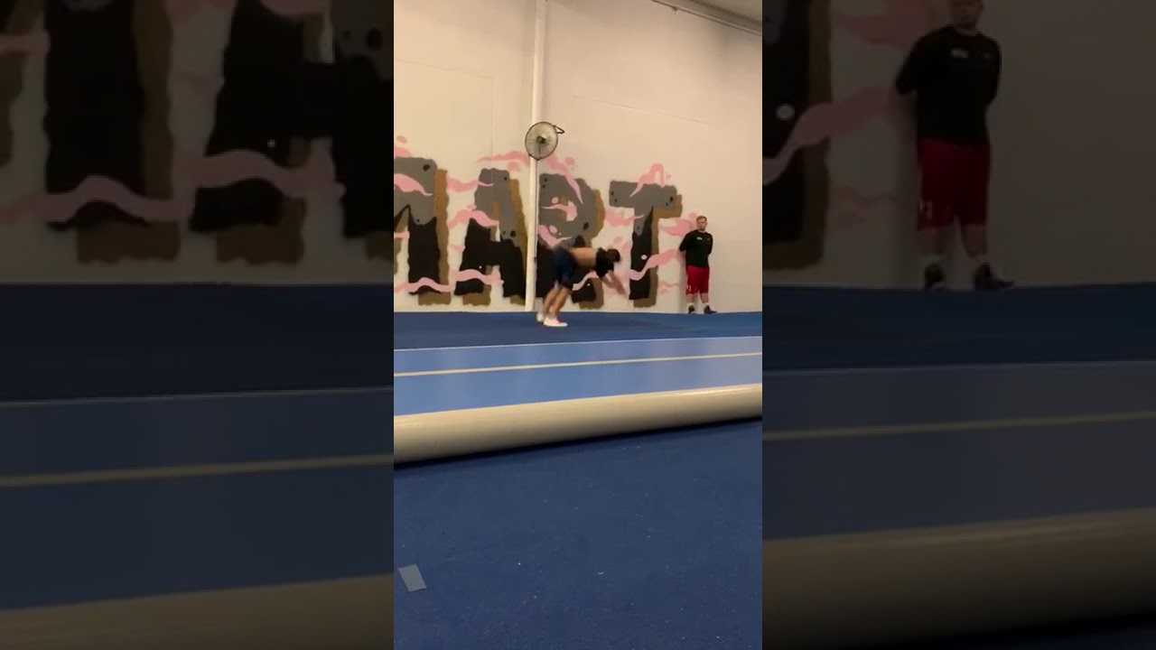 How to do a Round Off- Back Tuck - YouTube