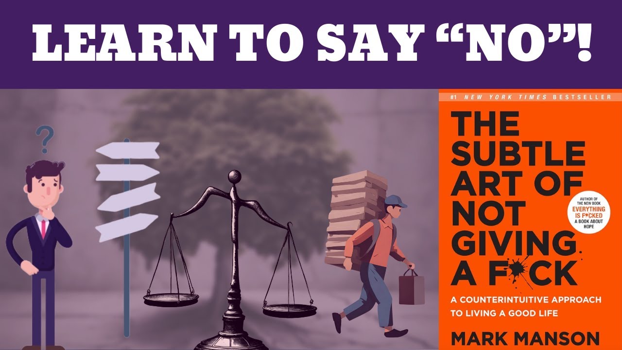 MOST IMPORTANT Lessons From THE SUBTLE ART OF NOT GIVING A F*** - YouTube