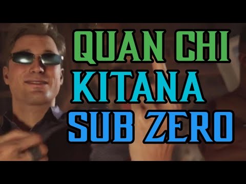 Fighting Quan Chi, Kitana and Sub Zero | Johnny Cage High Level KL ...