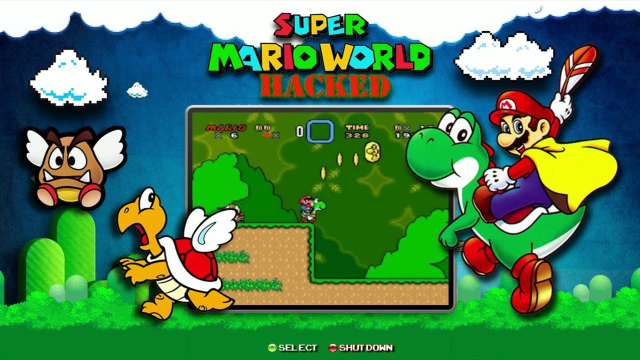 Super Mario World Hacked | 75 Hacked Games - YouTube