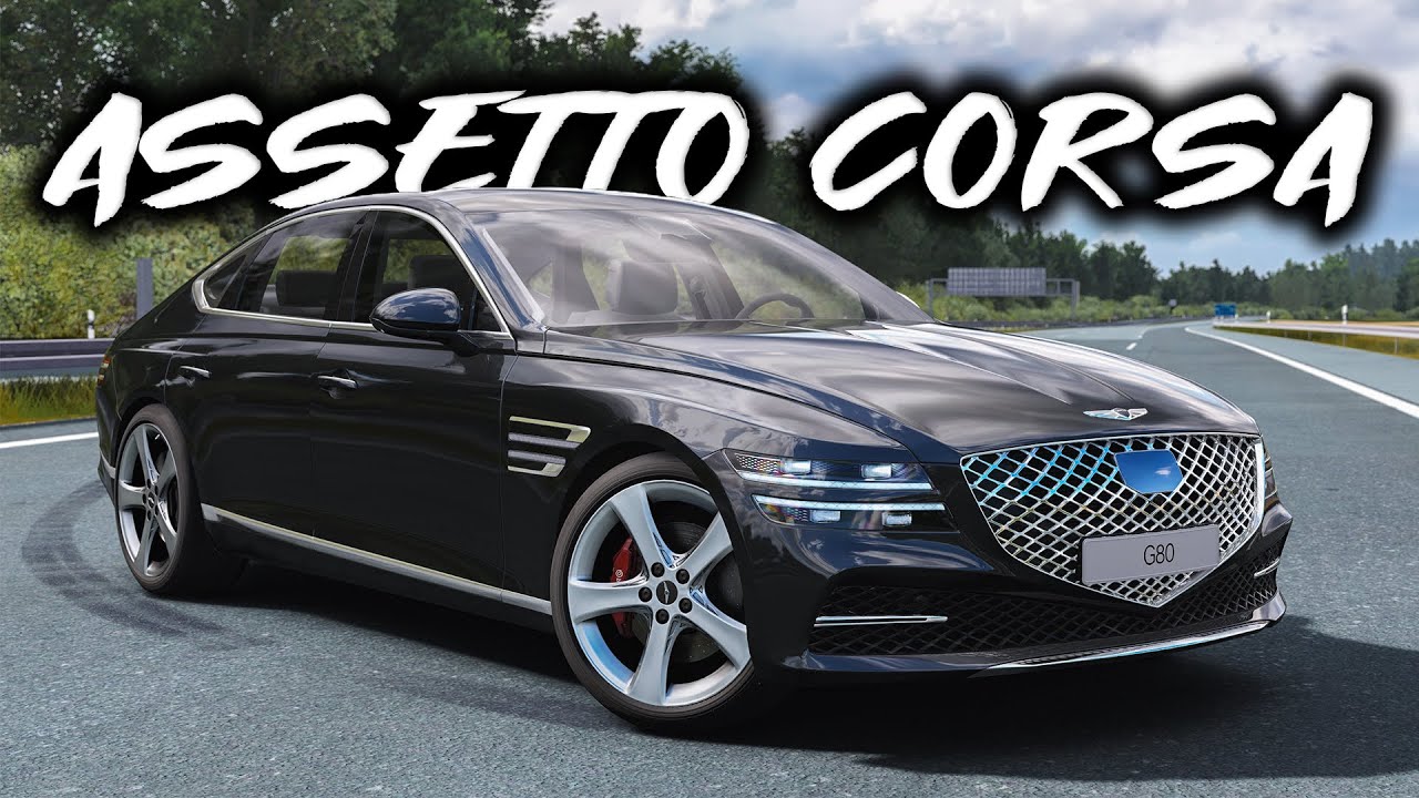 Assetto Corsa - Genesis G80 3.5T 2021 | Brasov with Traffic - YouTube