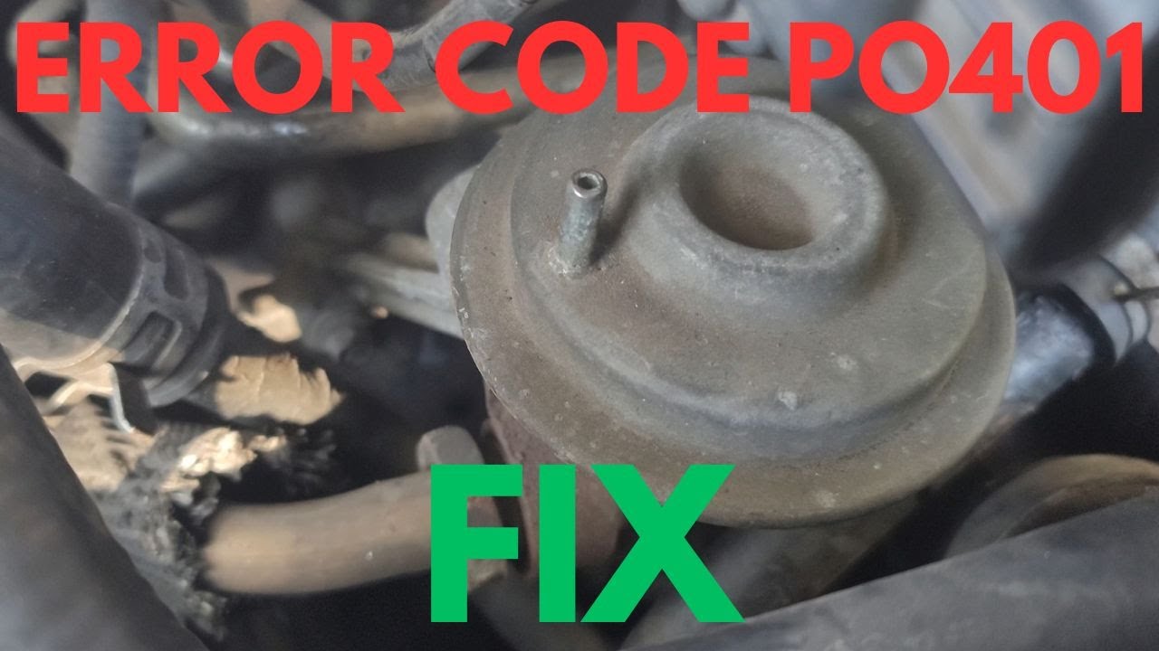 1998 Ford F150 EGR VALVE REPLACEMENT ERROR CODE P0401 - YouTube