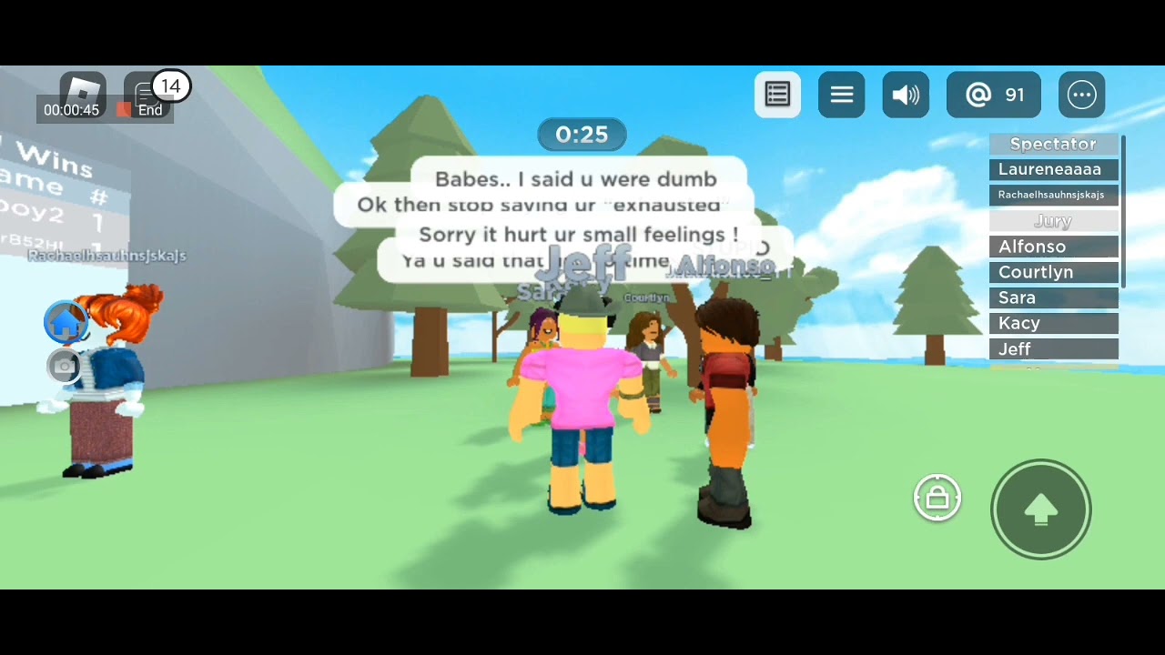 A fight happening in total Roblox drama /W @JustJusticeOFFICIAL-1 - YouTube